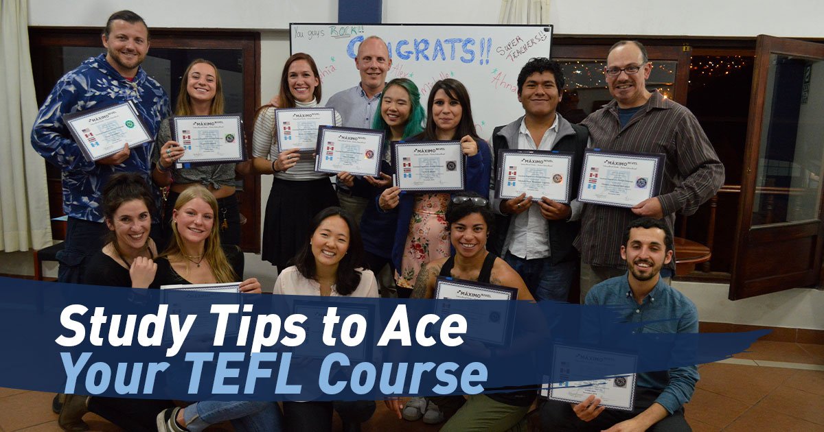 Study Tips to Ace Your TEFL Course | Maximo Nivel